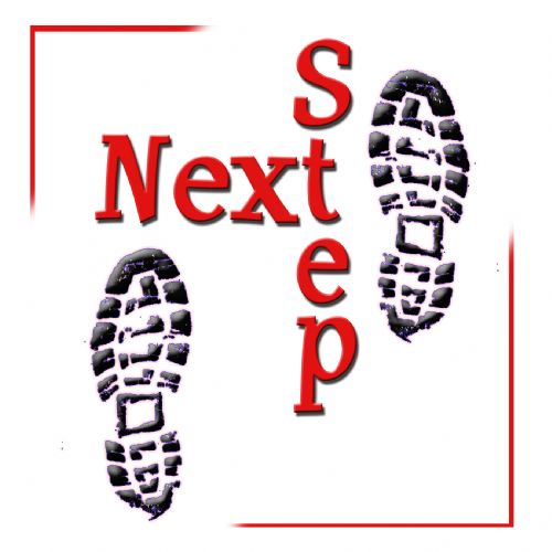 Next Step Logo drawing free image download