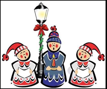 Three Little Carolersjpg Dixie Allan free image download