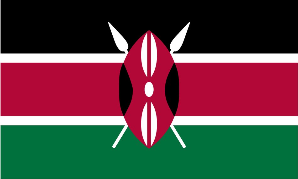 Kenya Flag drawing free image download