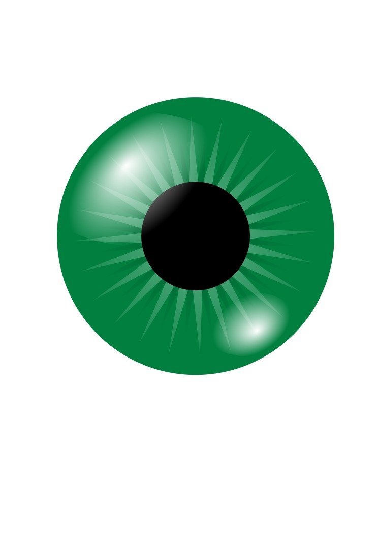 Green Eye Drawing Free Image Download