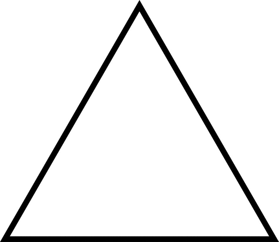 Clipart Of The Equilateral Triangle Free Image Download