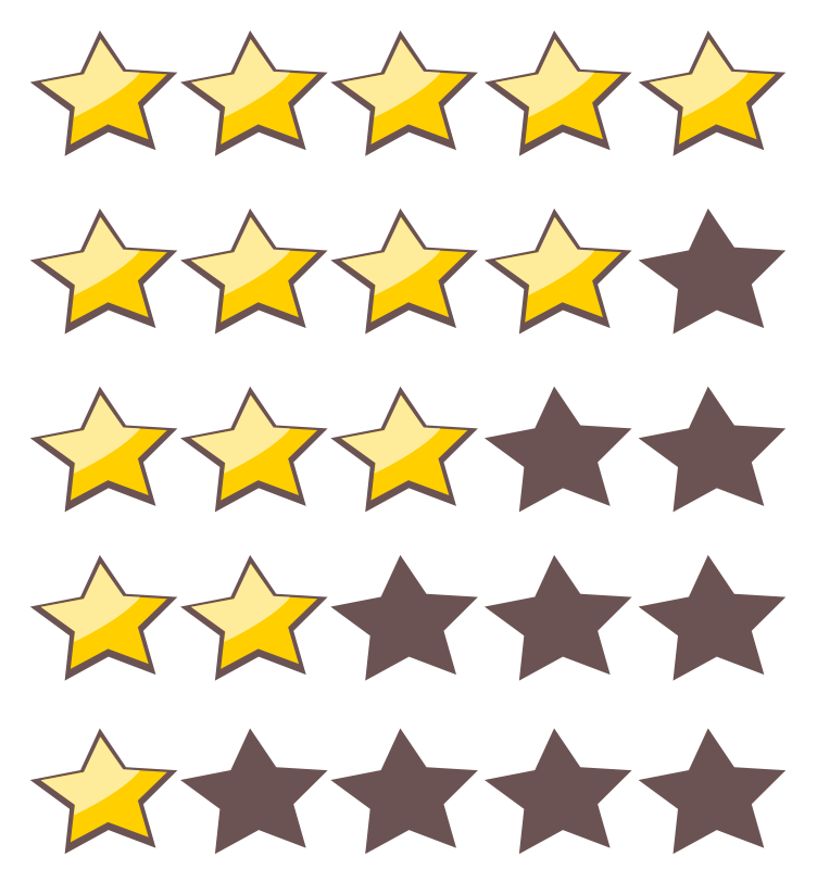 Clipart of the star marks free image download