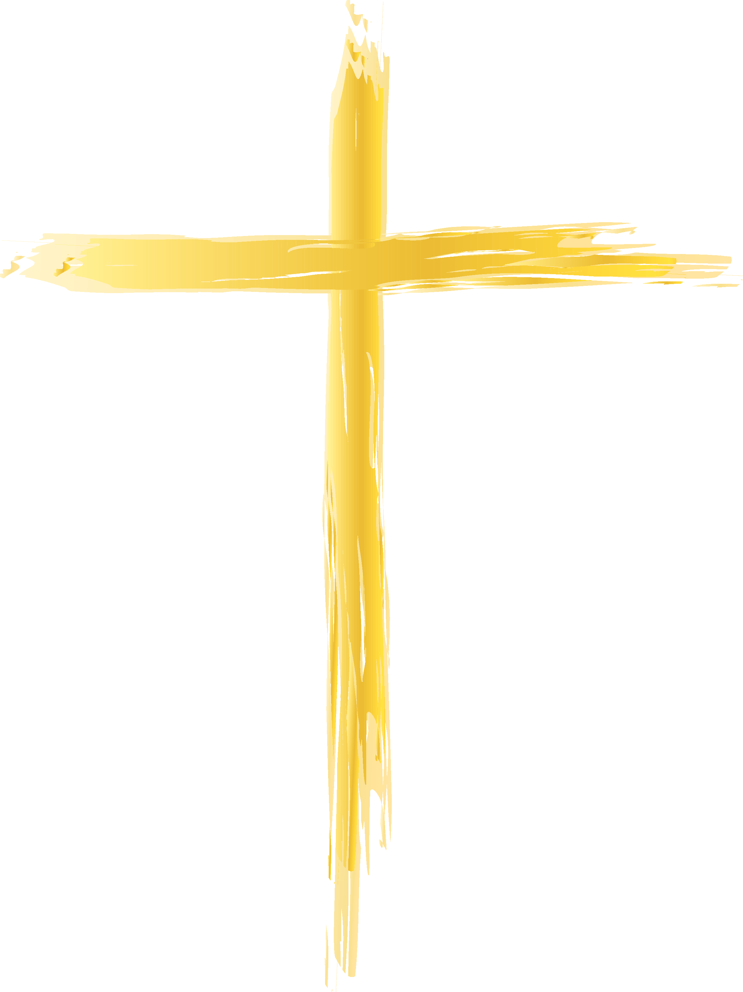 Clipart of the yellow Simple cross free image download
