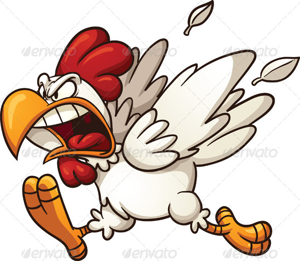 Angry Chicken Animals Characters free image download