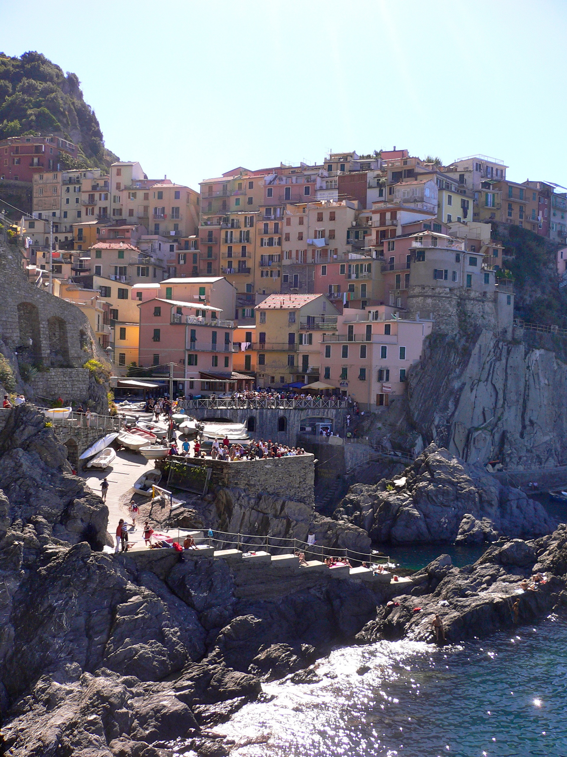 Picturesque cinqueterra, Italy free image download