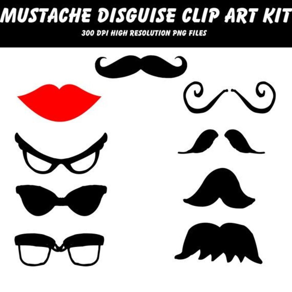Instant Download Mustache Disguise Kit Digital Personal Or C free image ...