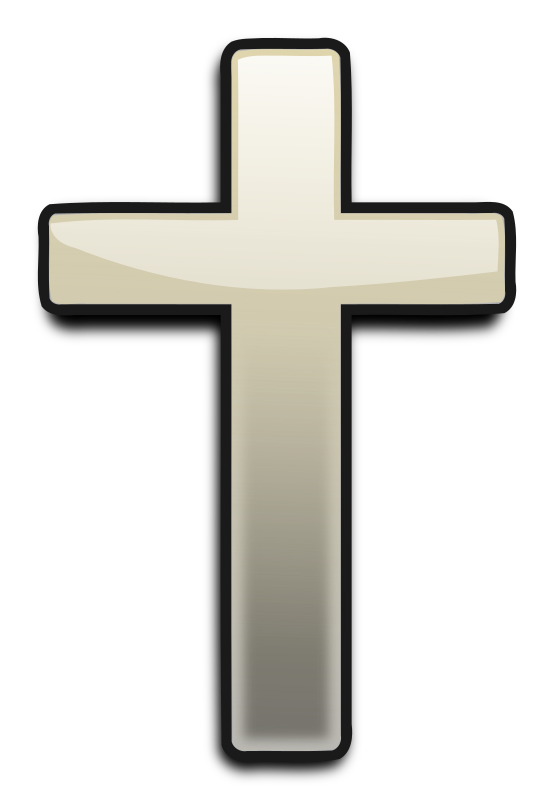 Grey cartoon Cross drawing free image download