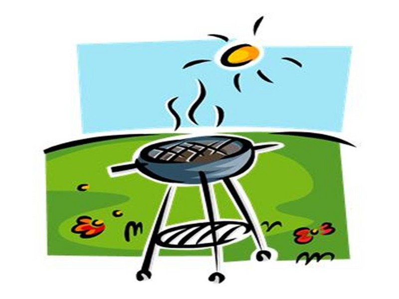 Barbecue drawing in nature free image download
