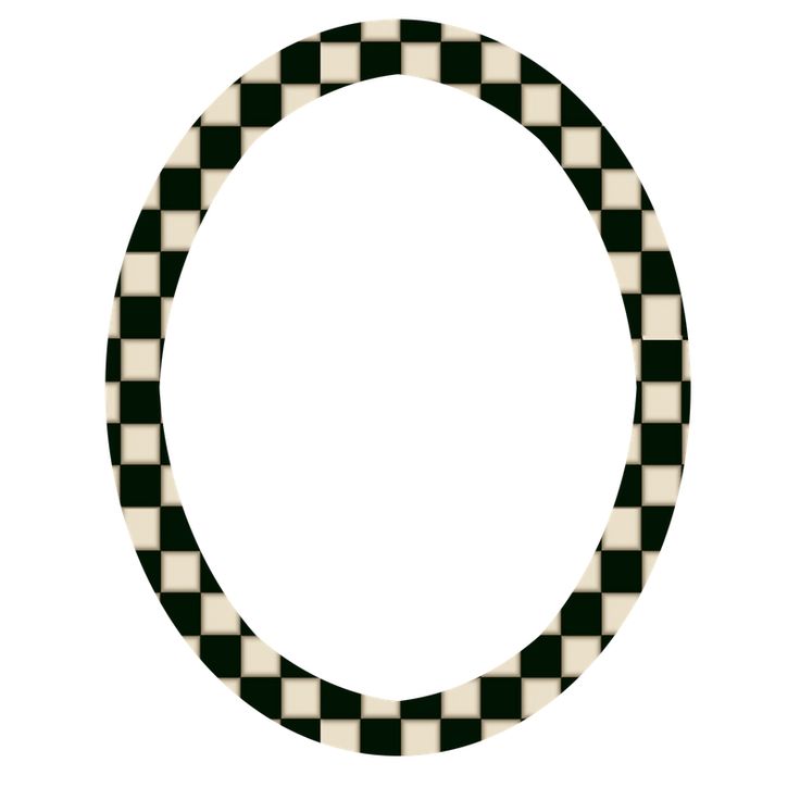 Checkered oval drawing free image download