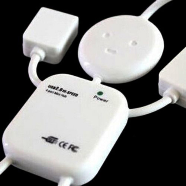 Details About 4 Port Hub High Speed Usb 20 Humanoid Splitter Cable free ...
