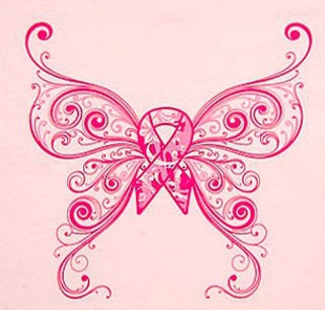Pink Ribbon Tattoo drawing free image download