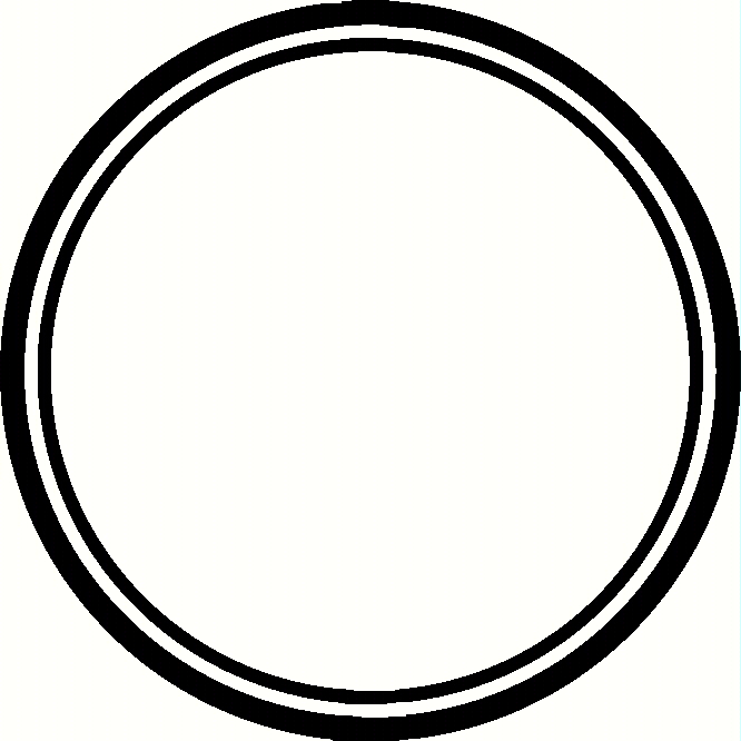 Circle Border Vinyl Decal Borders & Frames Decals clipart free image ...