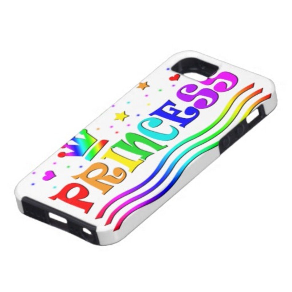 Cute Cartoon Rainbow Princess Tiara Iphone 5 Covers Zazzle free image ...