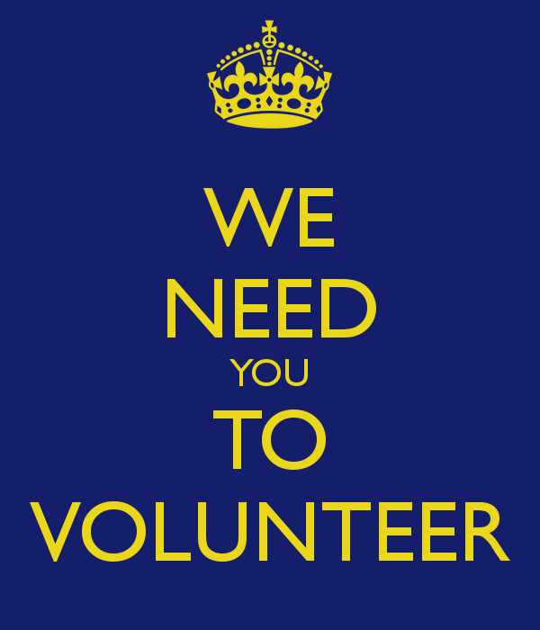 Clipart illustration of We Need You to volunteer as a sign free image ...
