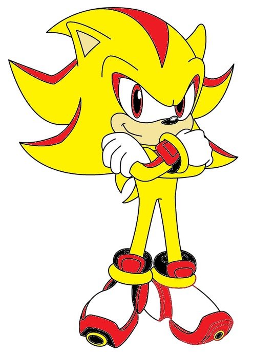 Yellow sonic as picture for clipart free image download
