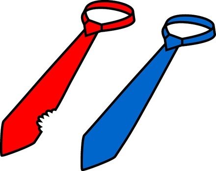 Blue Ties drawing free image download