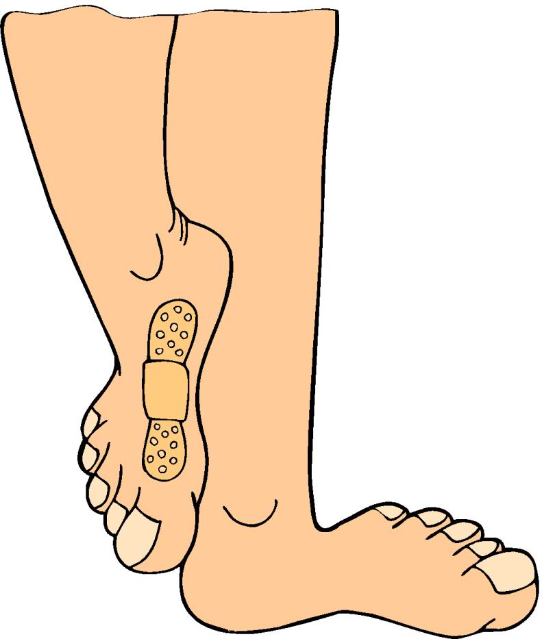 Patch on leg drawing free image download