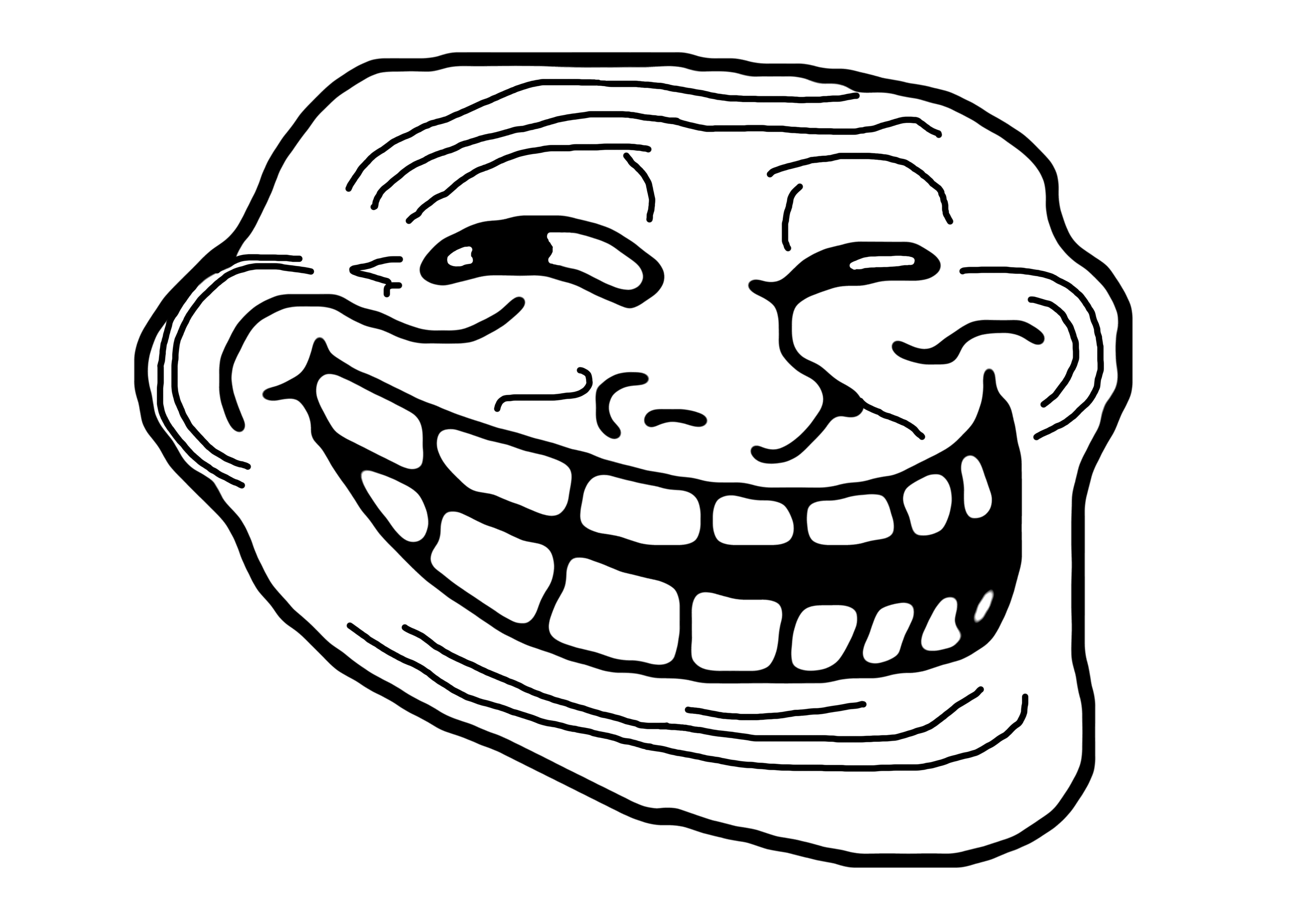 Trollface drawing free image download