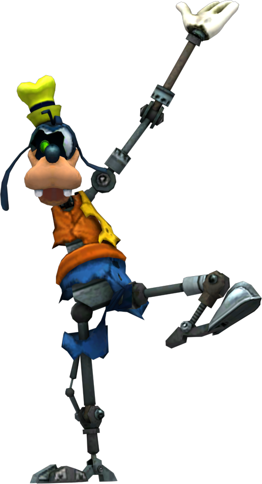 Painted robot Goofy free image download