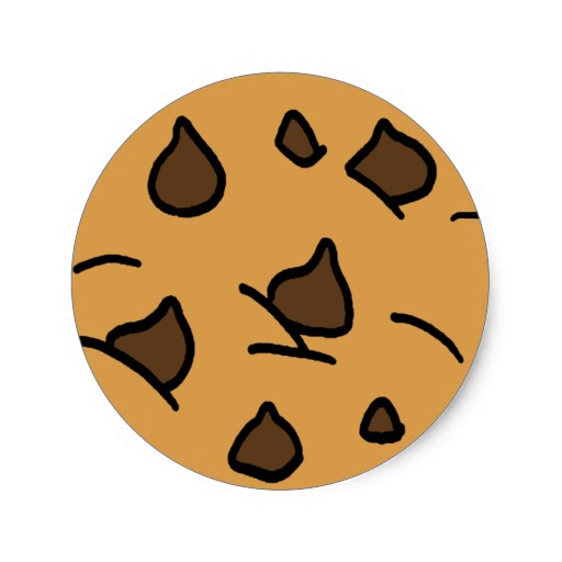 Chocolate chip cookie drawing free image download