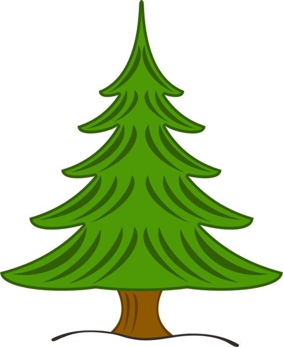 Simple Christmas Tree Drawing Free Image Download