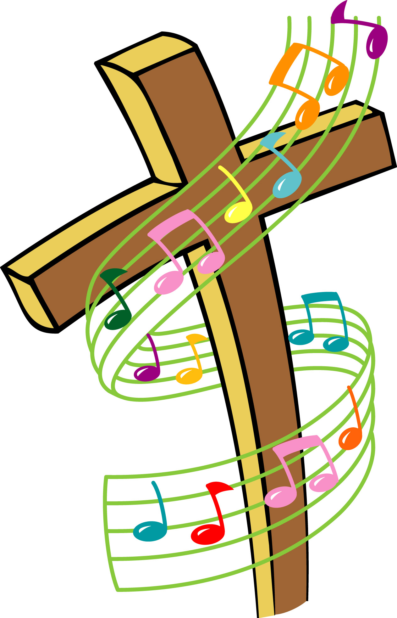 Worship Music as graphic illustration free image download