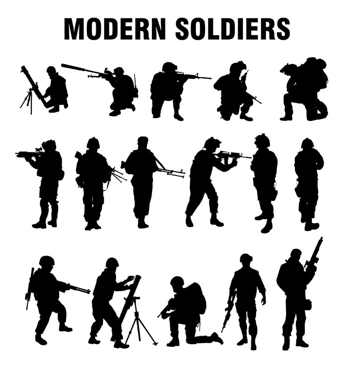 Soldier Silhouette free image download