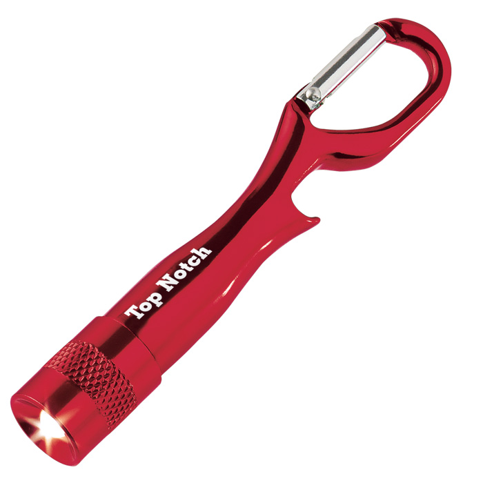 More Detailed Picture Of The Mini Carabiner Clip Light W Bottle Opener ...