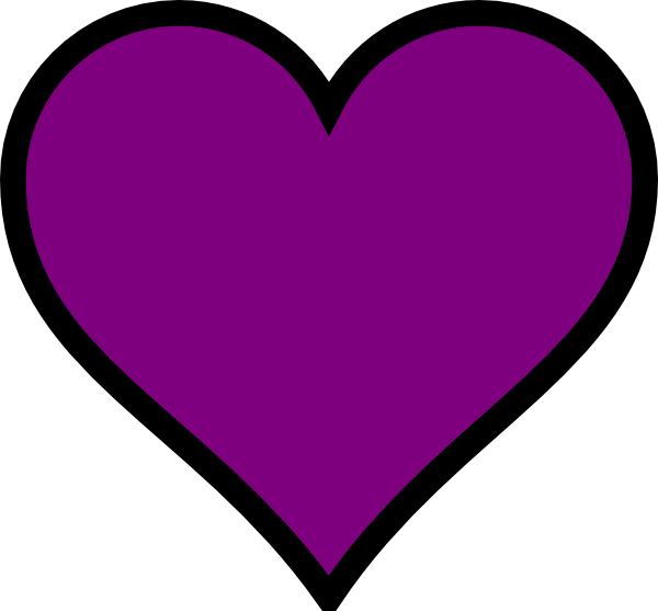 Purple Heart 2 At Clkercom Vector Online Royalty free image download