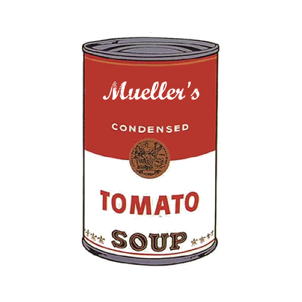 Blank Soup Can Mueller Tomato free image download