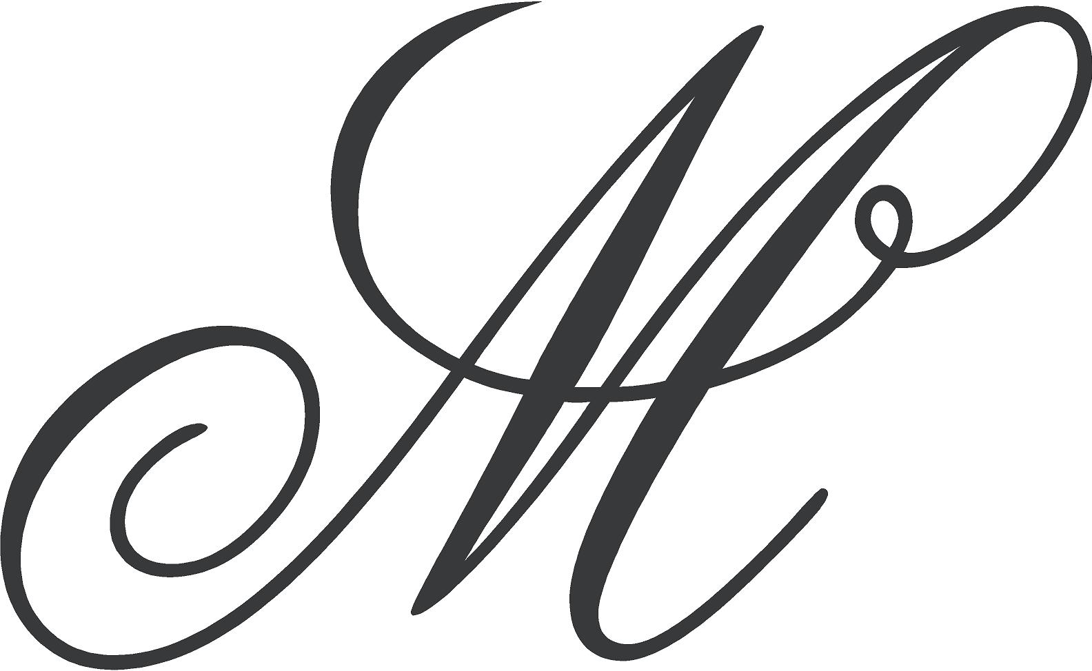Big Letter M Colorauthentic