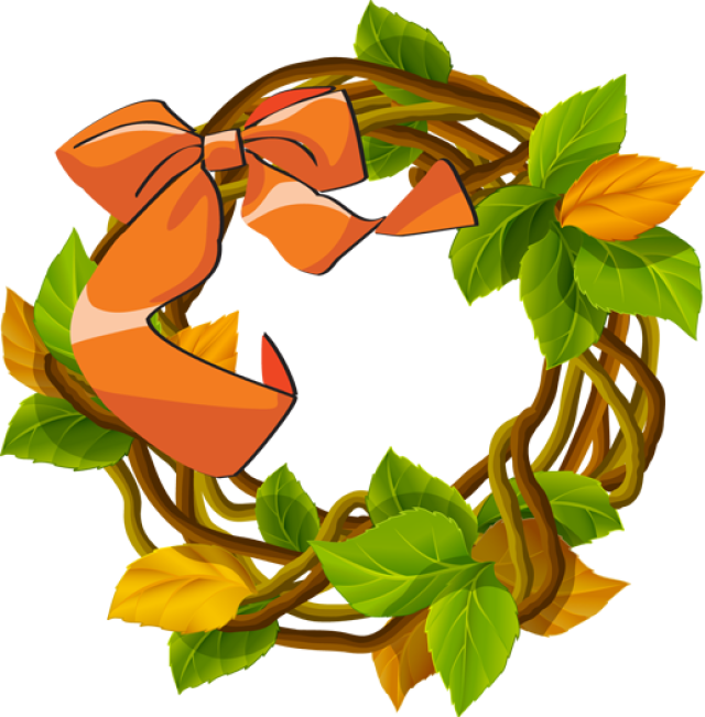 Clip Art of fall garden free image download