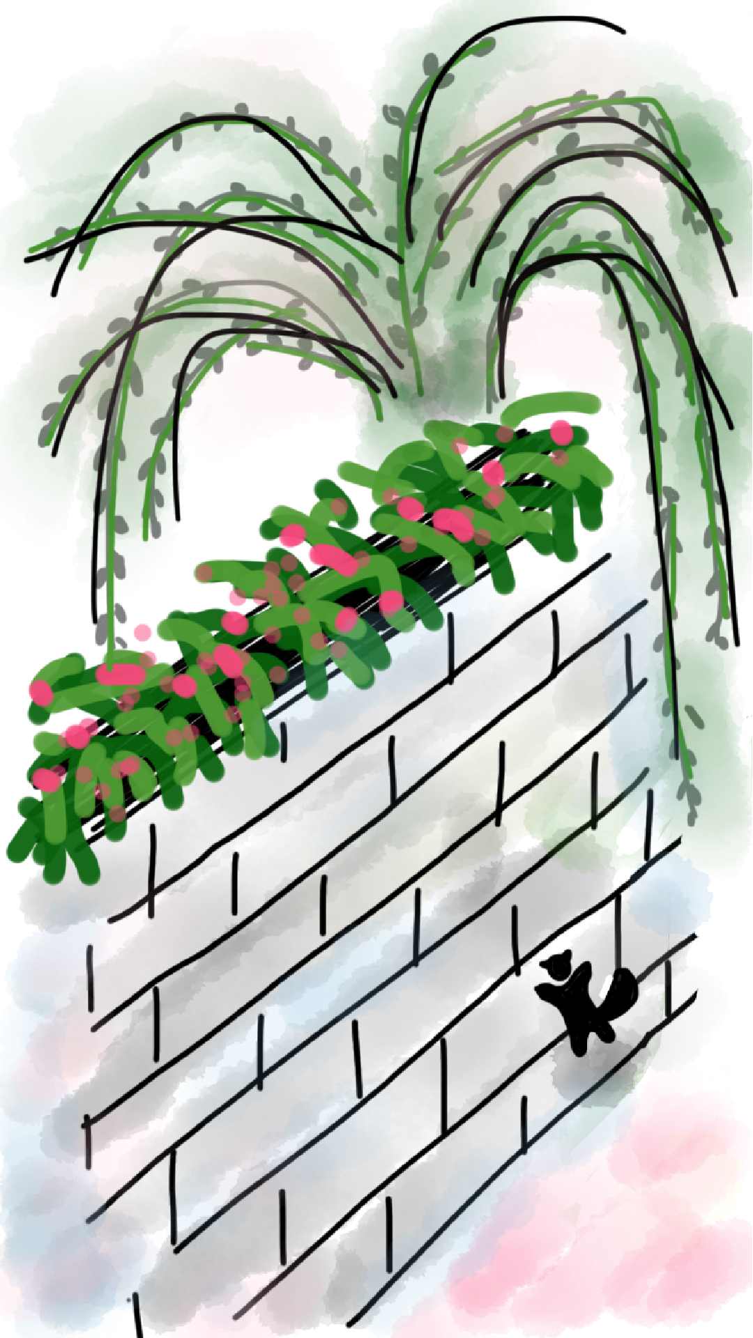 Spring Wall drawing free image download