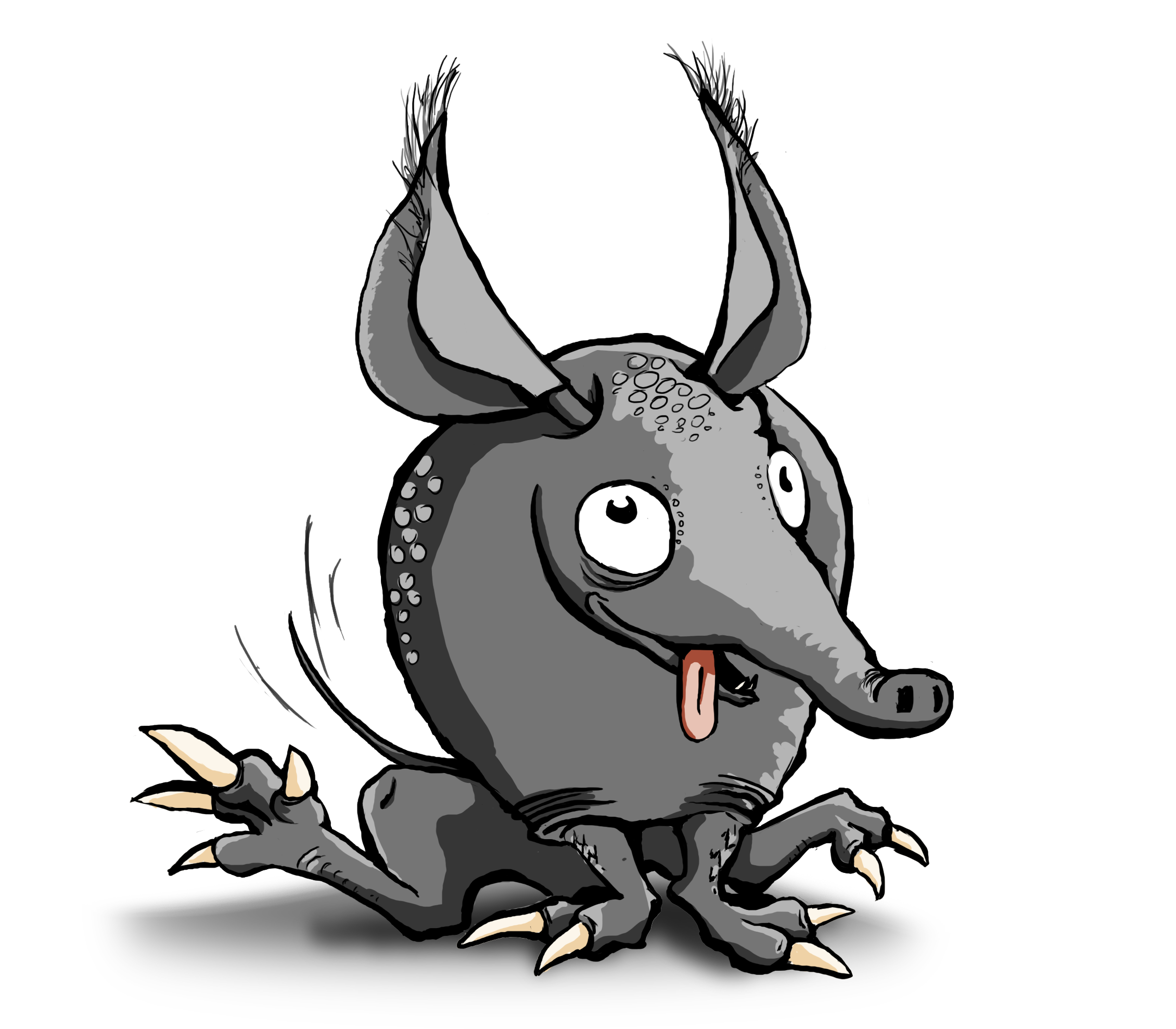 Cute Armadillo Comic cartoon free image download