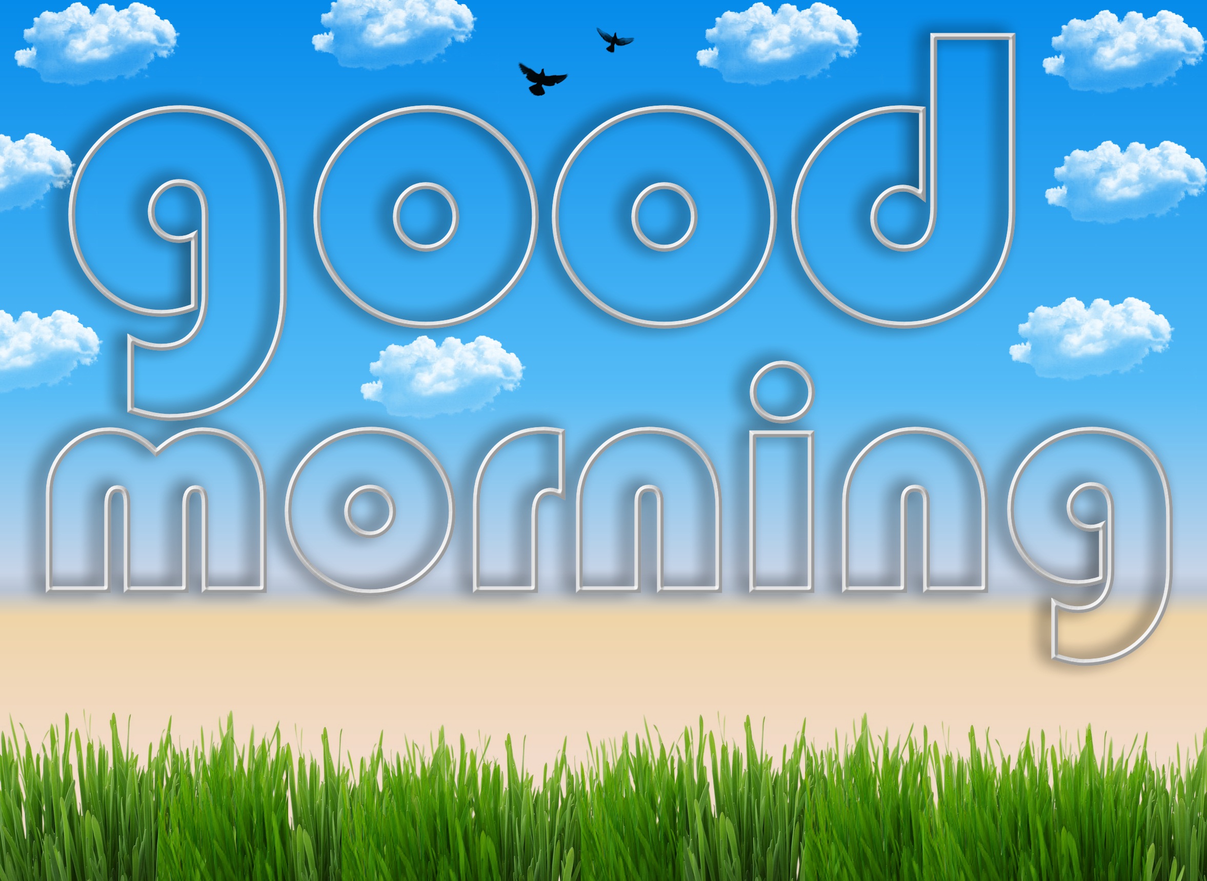 Good Morning sign free image download