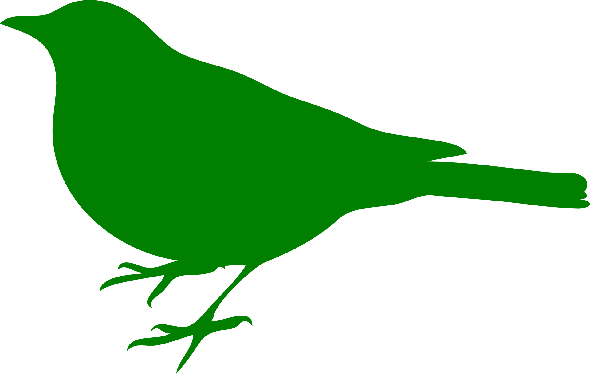 Painted green sparrow free image download