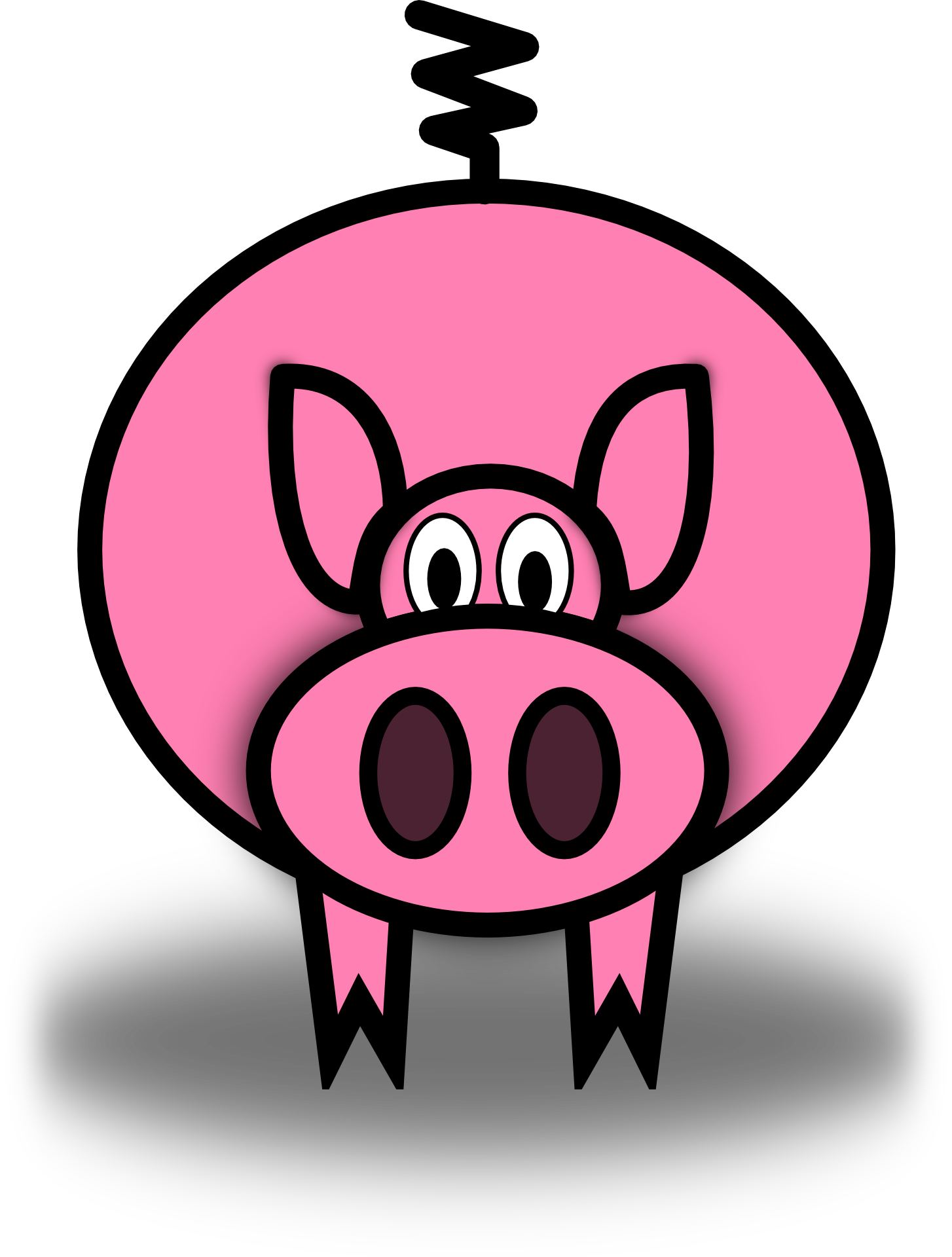 Pink pig picture free image download