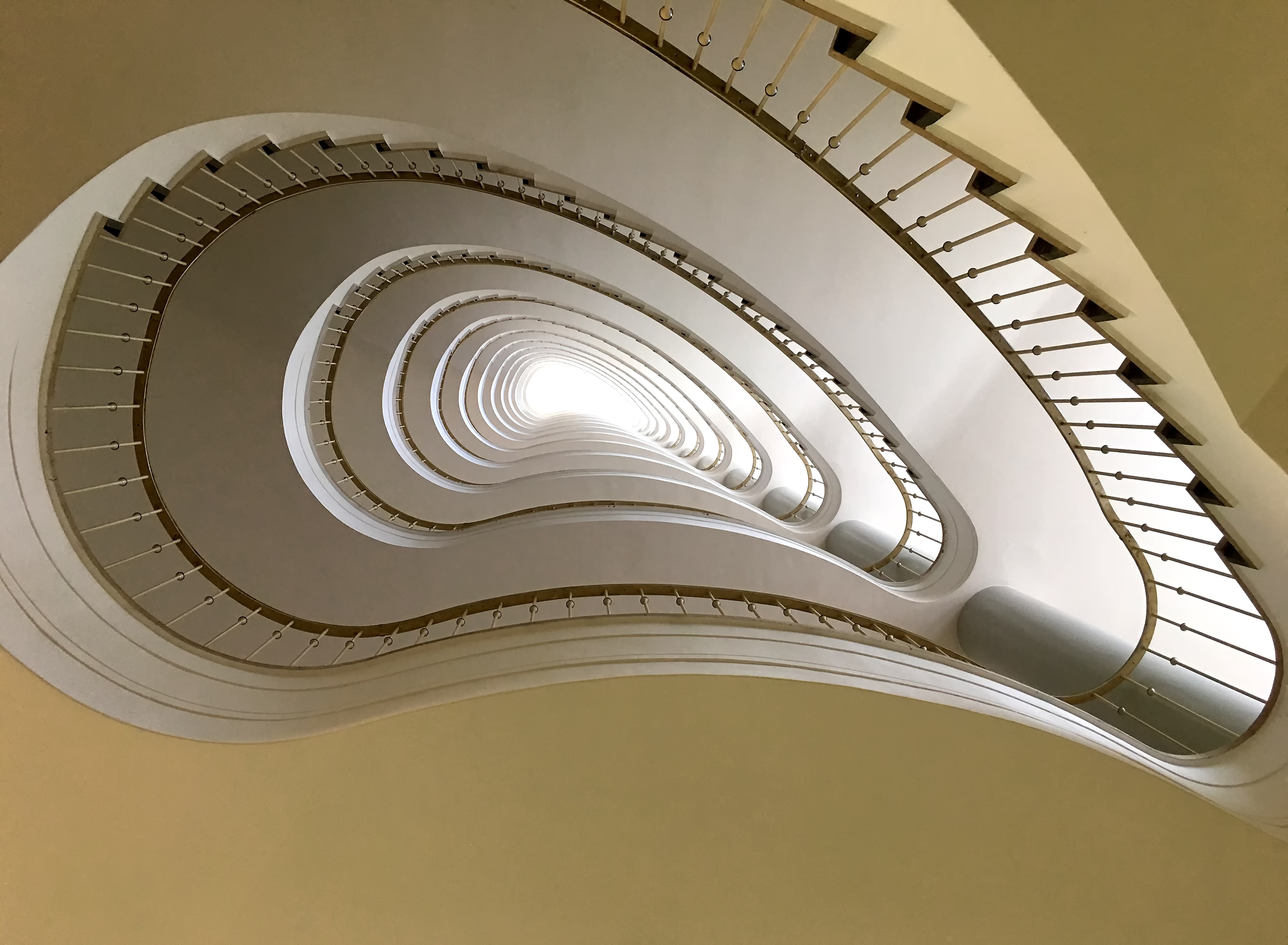 Curved spiral Staircase, germany, Berlin free image download