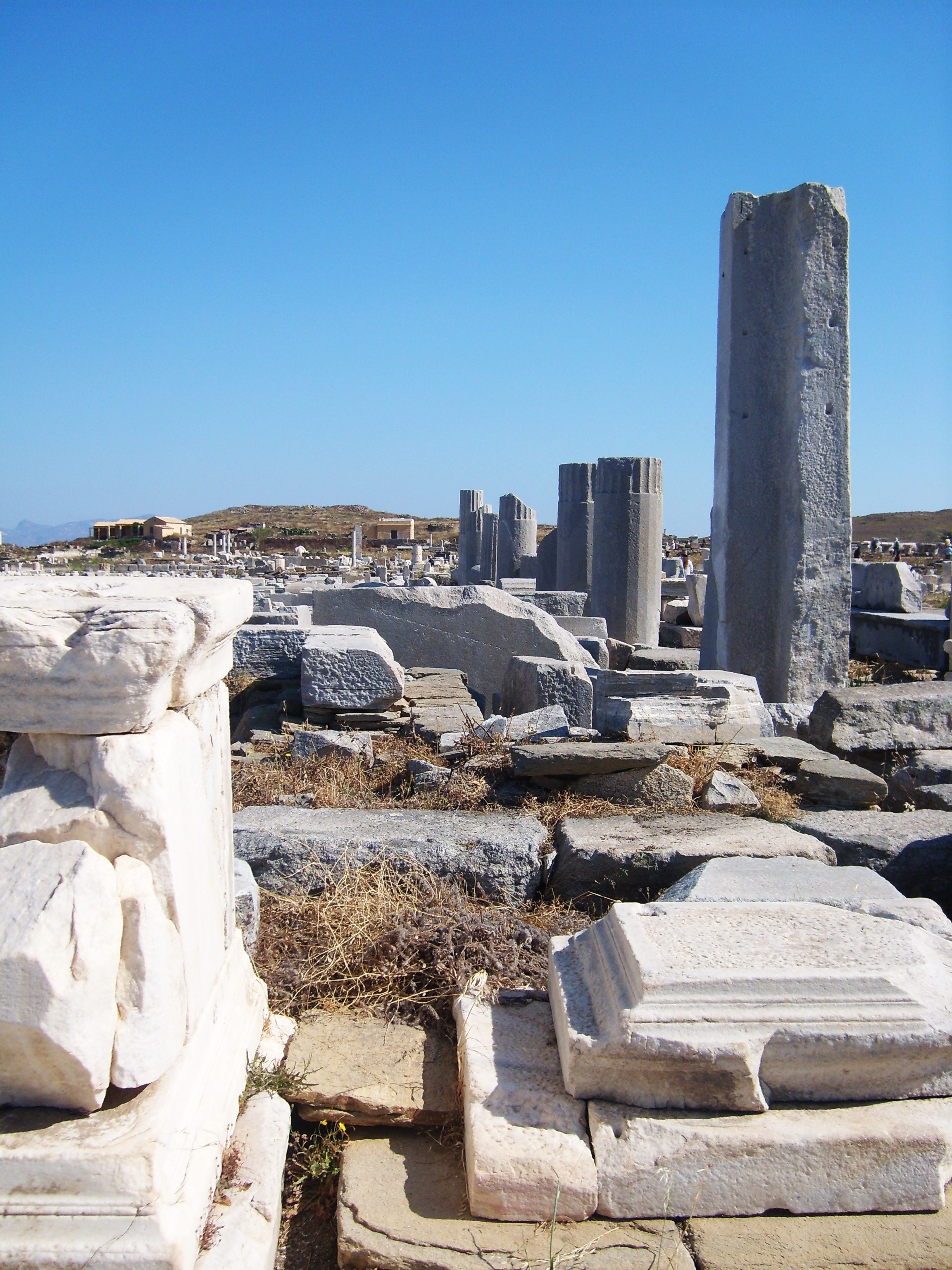 Antique ruins cyclades free image download
