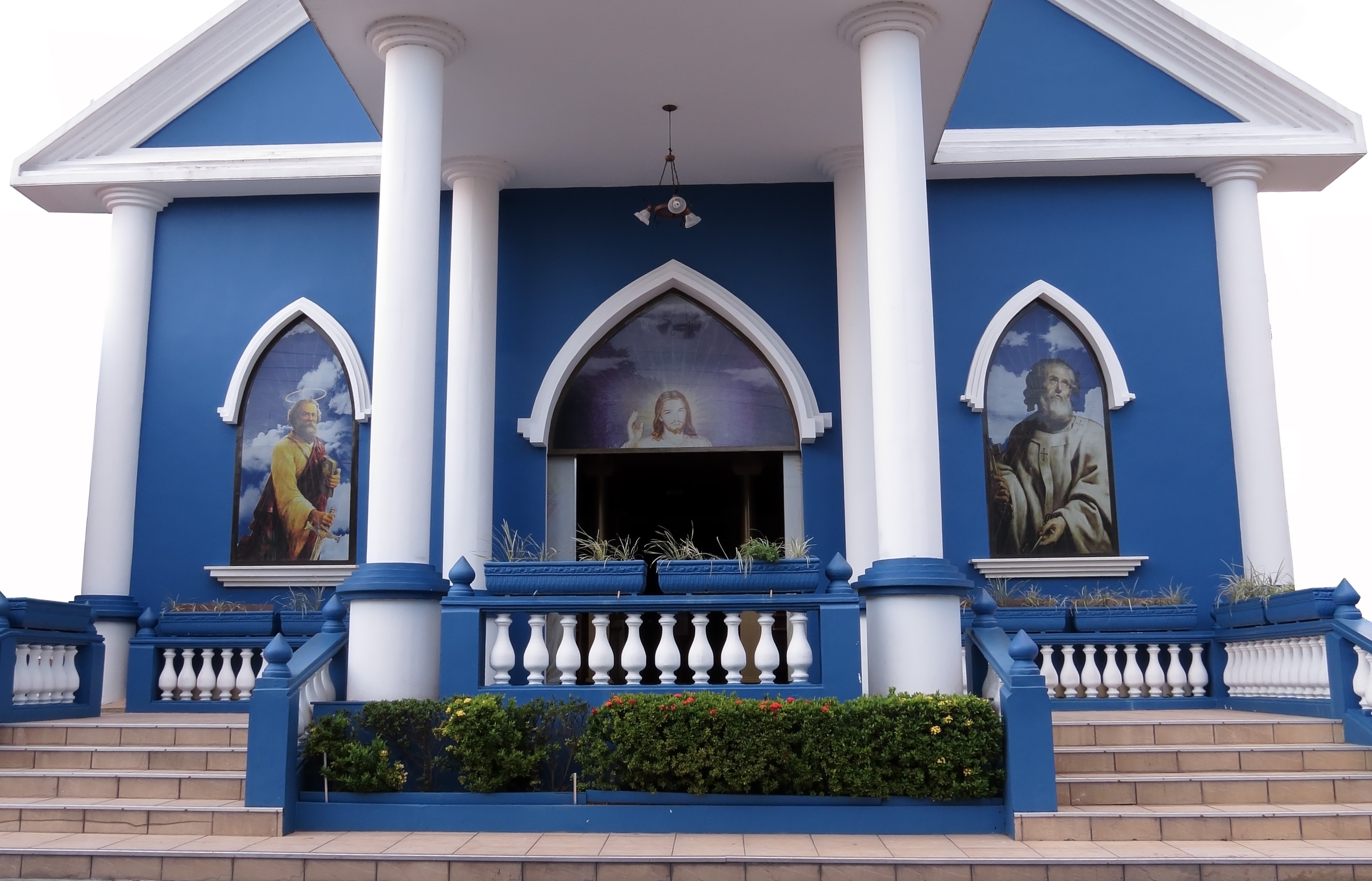 Blue orthodox church free image download