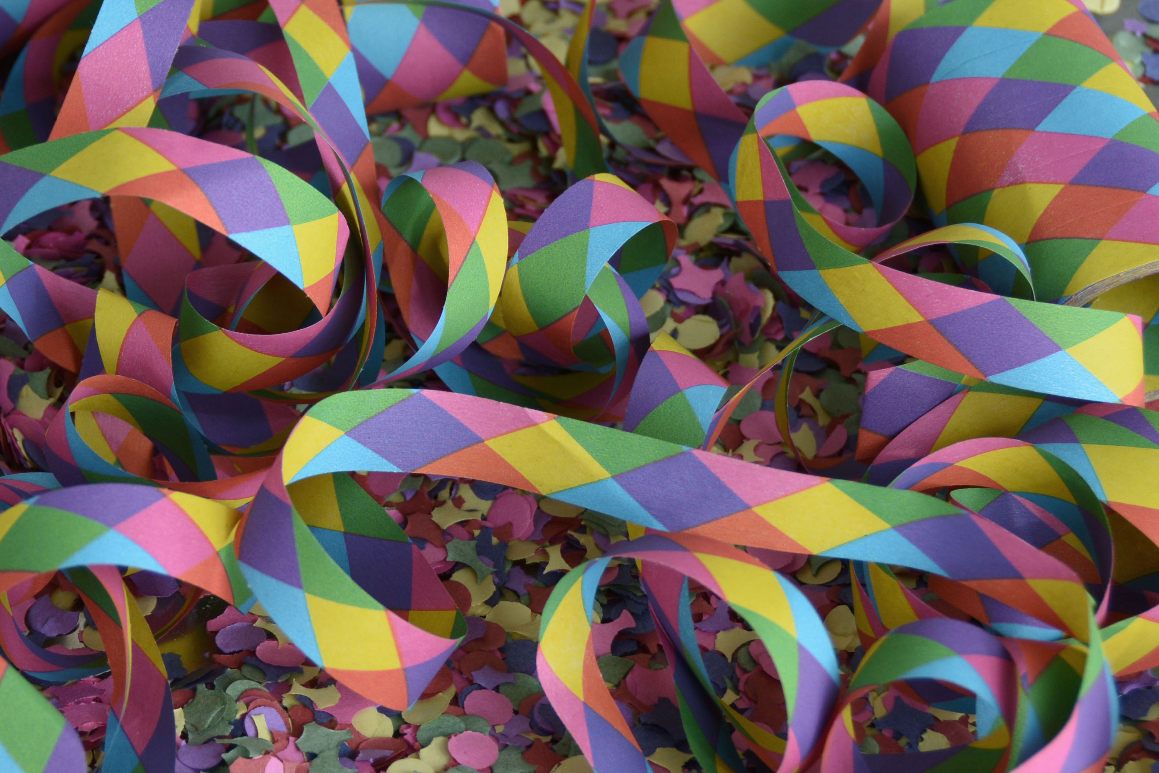 Streamer Confetti Carnival Party free image download