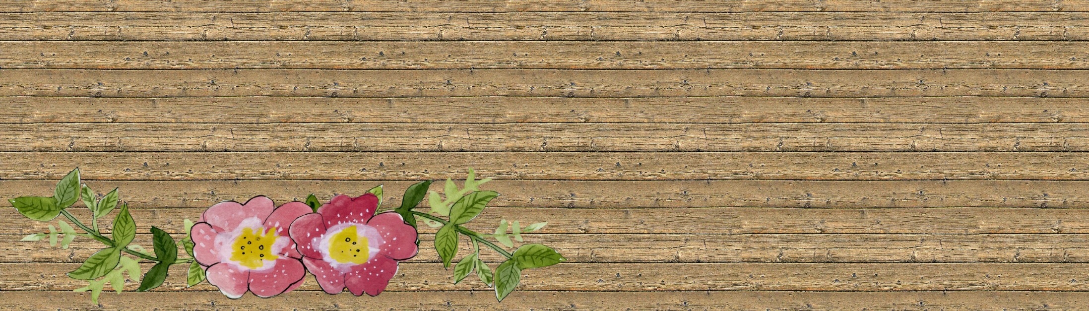 Web Banner Template Flowers free image download