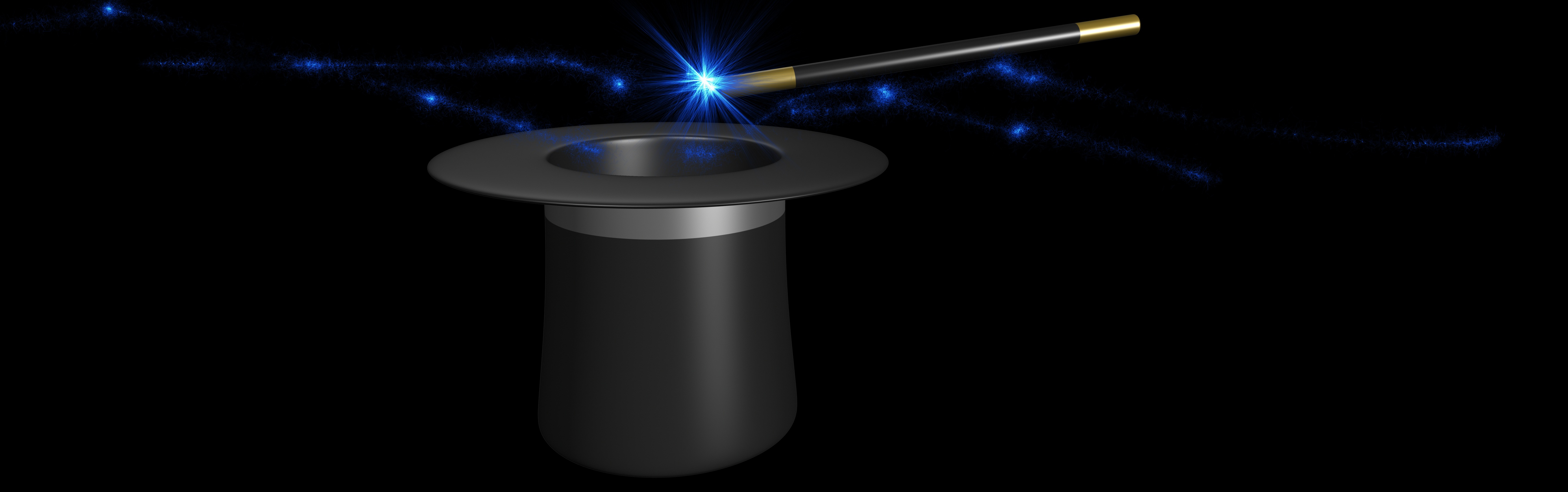 Banner Header Magic Wand Hat free image download