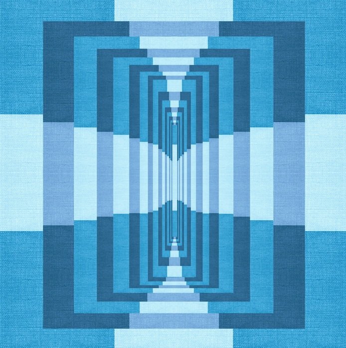 Fabric Geometric Pattern Blue free image download
