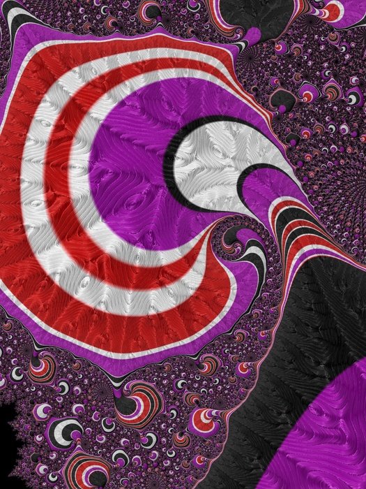 Fractal Art Red Design Pattern free image download