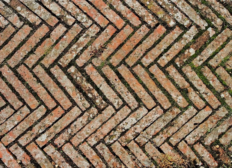 Bricks Diagonal Chevron Tiles free image download
