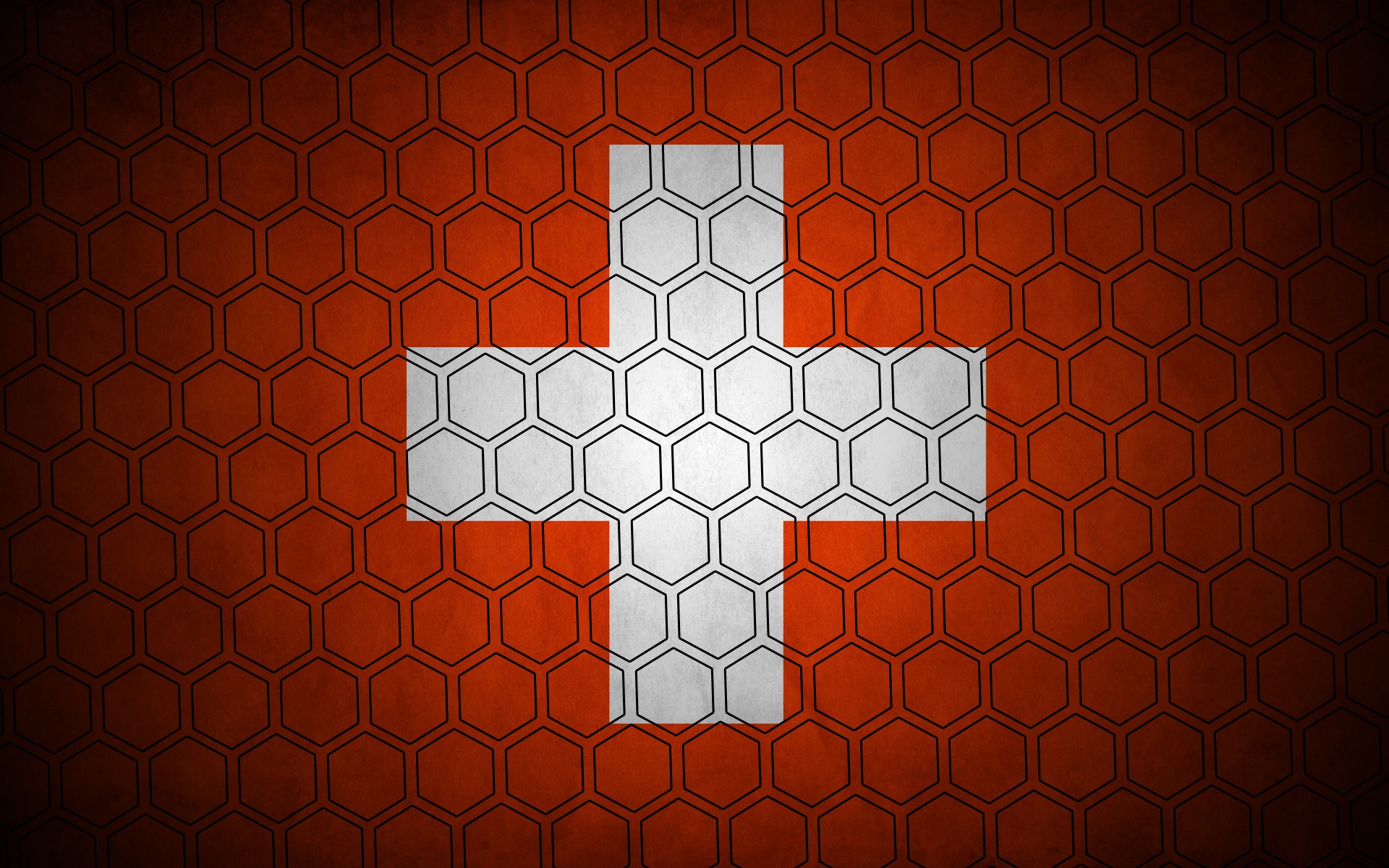 Switzerland Hexagon Flag free image download