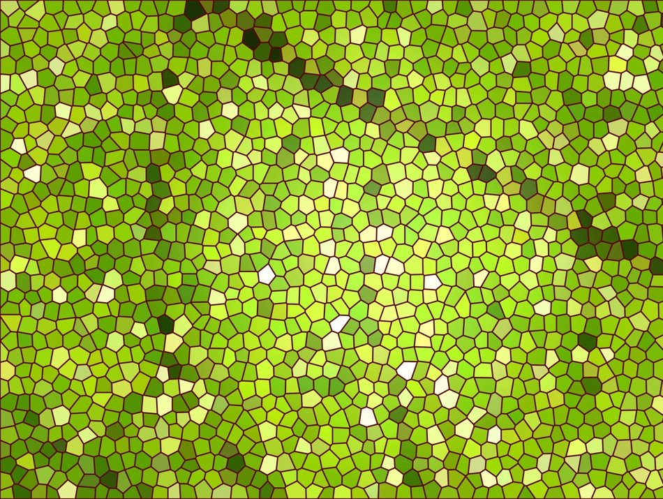 Digital mosaic in green colors free image download
