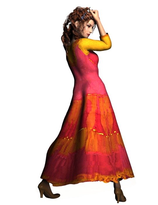 Posing graphic model free image download