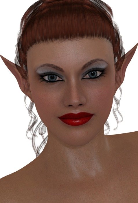 Painted pregnant elf princess free image download